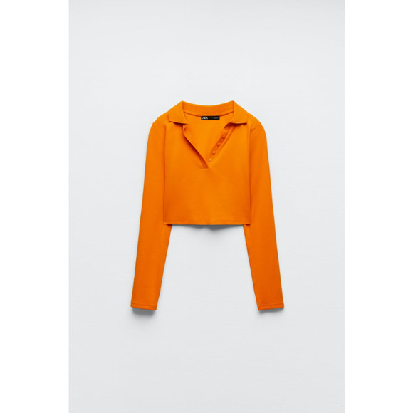 Zara | Tops | Zara Ribbed Polo | Poshmark